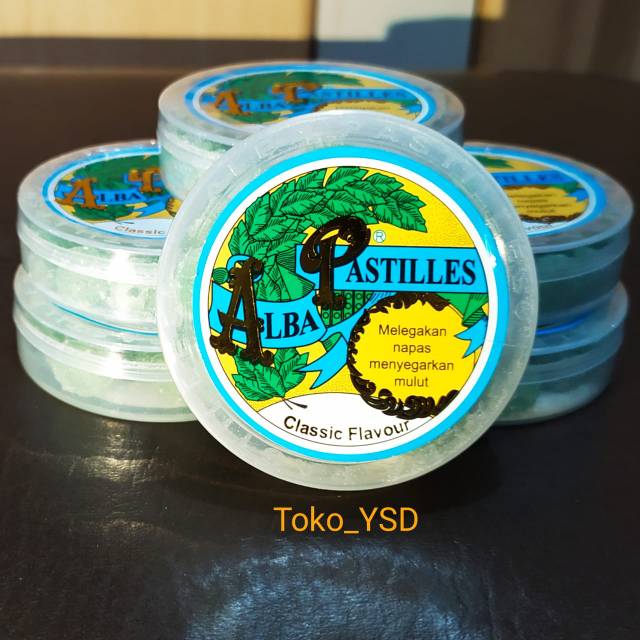 Jual Alba Pastiles gummy 25 gr / permen alba pastilles / permen mint ...