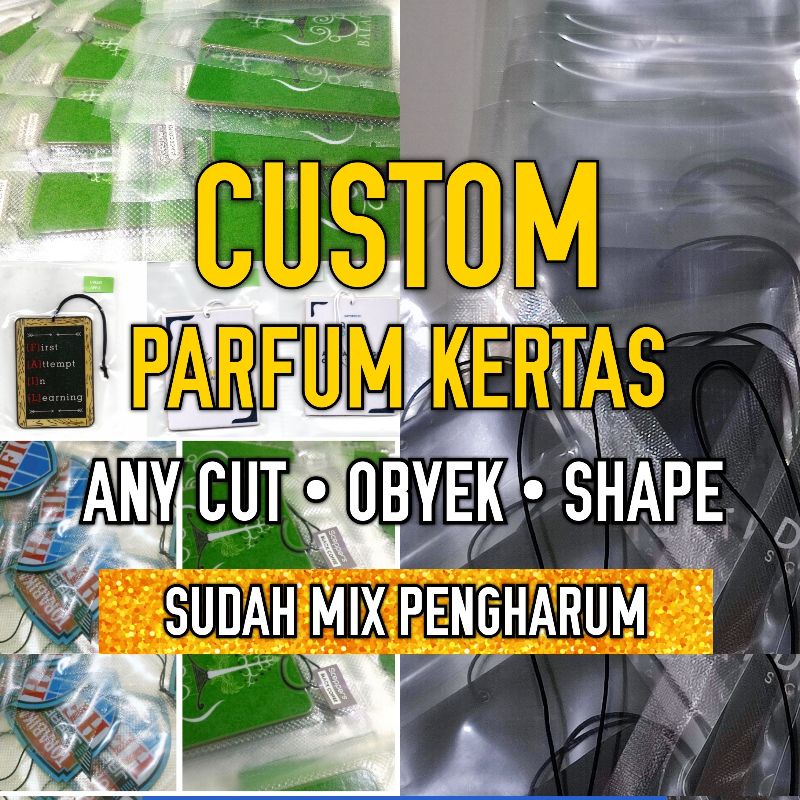 Jual [ Minimal Order 12 Pcs ] Custom Parfum Mobil Pengharum Ruangan ...