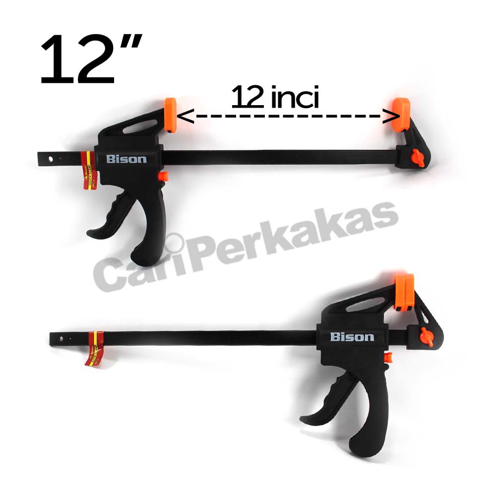 Jual Klem F Clamp 12 inci Quick Clamp Release Clamp Kayu Klem F Klem ...