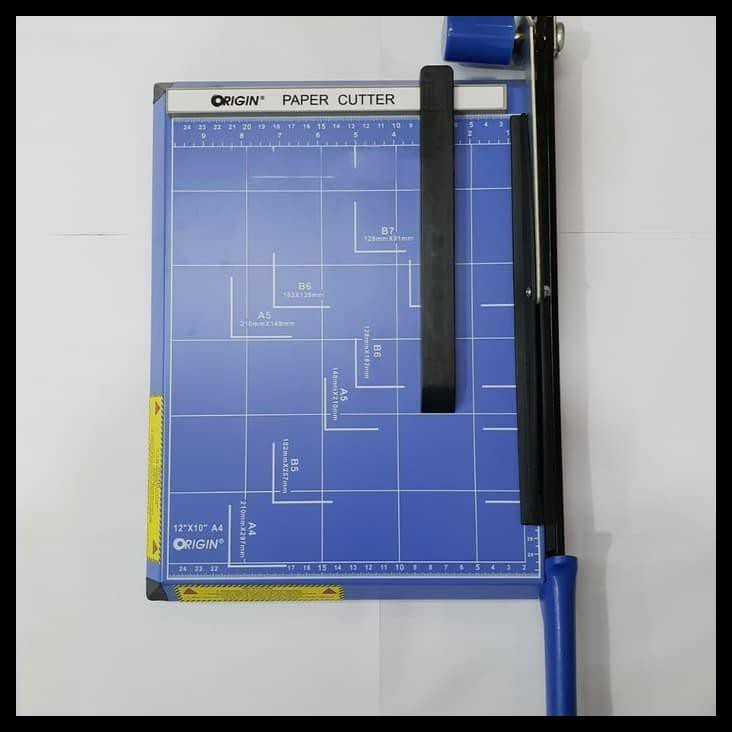 Jual Alat Pemotong Kertas Paper Cutter Pcc A4r Origin A4 Plat Biru