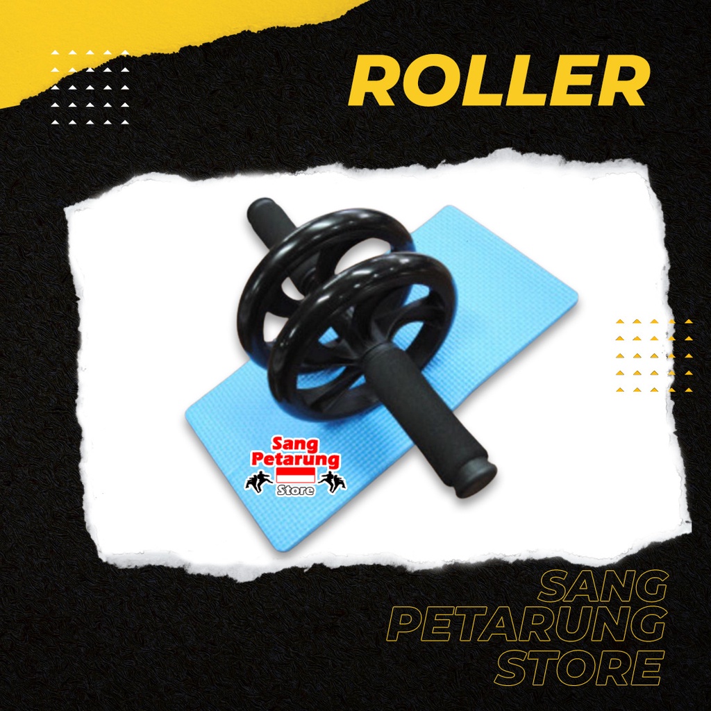 Jual AB WHEEL / AB ROLLER / DOUBLE WHEEL / ALAT SIT-UP / ALAT GYM BONUS ...