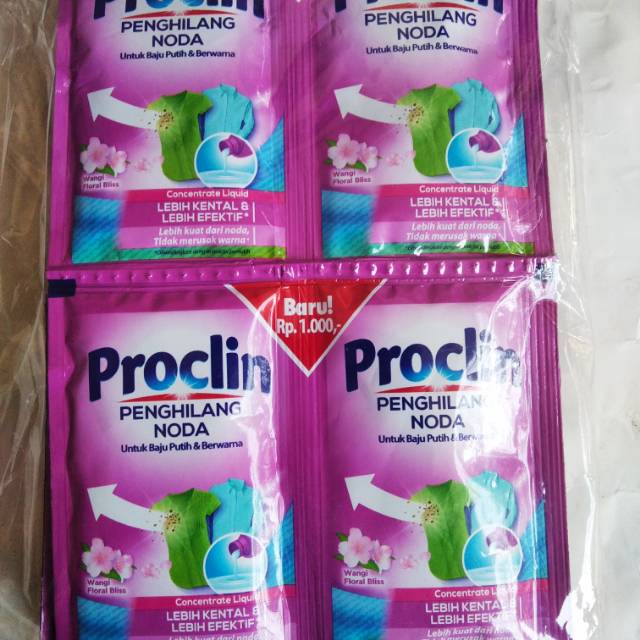 Jual PROKLIN PENGHILANG NODA BAJU PUTIH & WARNA | Shopee Indonesia