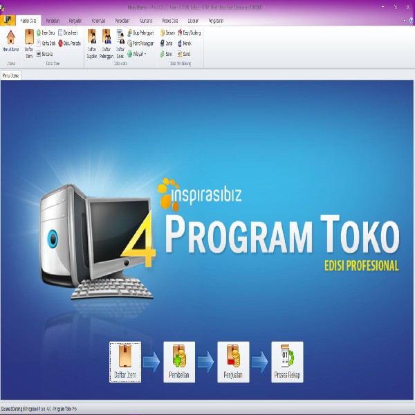 Jual Program Toko Software Toko Include System Inventory & Akuntansi ...