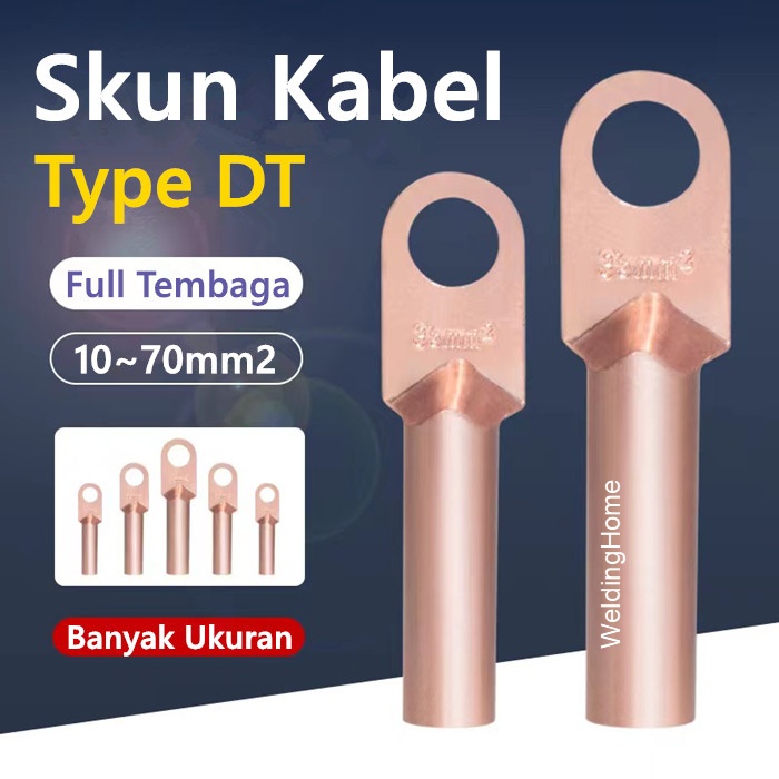 Jual 5 PCS Skun Cabel DT-10 DT-25 DT-35 DT-50 DT-70 DT Kable 10mm 25mm 35mm 50mm 70mm | Shopee ...