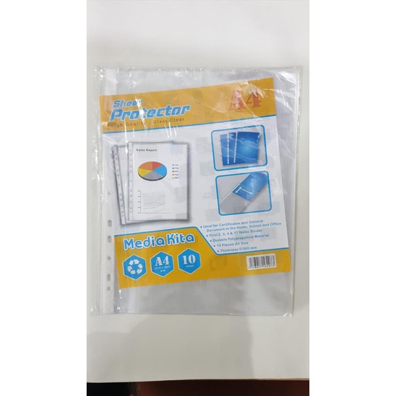 Jual MEDIA KITA Sheet Protector A4 | Shopee Indonesia