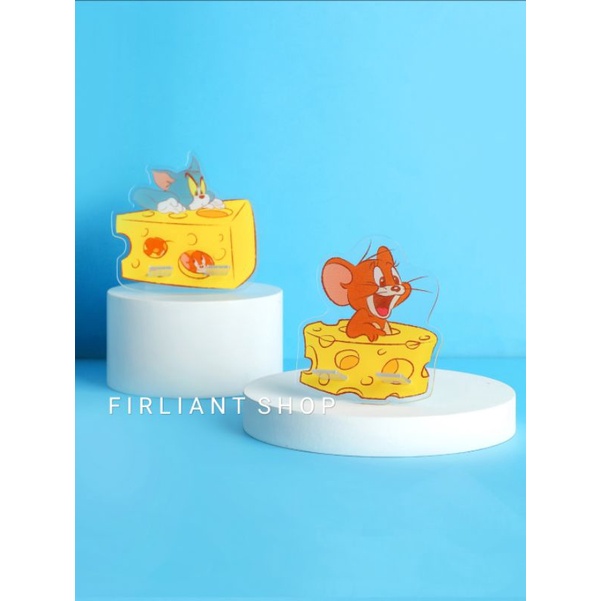 Jual Miniso X Tom & Jerry Acrylic Desk Phone Stand Penahan HP Stand HP ...