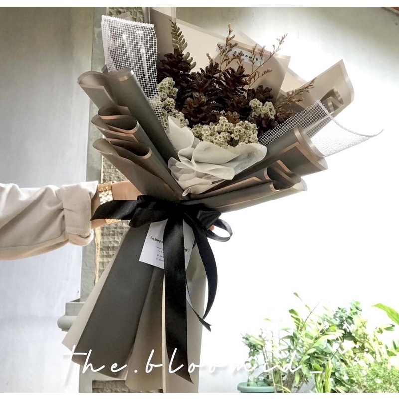 Jual BUCKET BUNGA DRIED /BUKET WISUDA DRIED/ BOUQUET BUNGA KERING ...