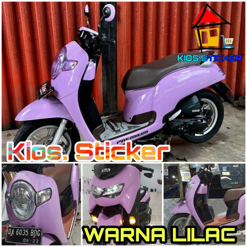 Jual Stiker Skotlet Ungu Lilac Sticker Warna Lilac Lebar 50cm | Shopee ...