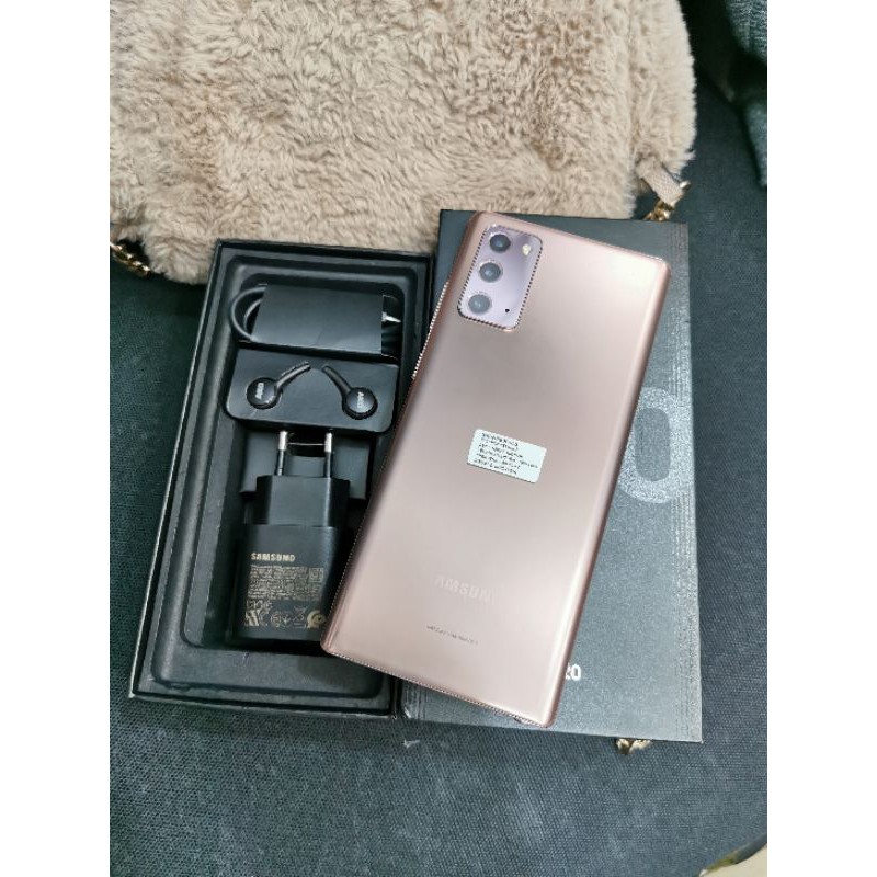 Jual Samsung Galaxy Note 20 Ram 8/256gb Second Ex Resmi SEIN Fullset ...