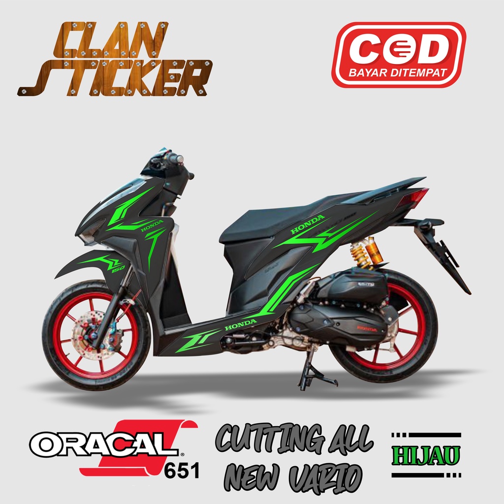 Jual Stiker All New Vario 150 - 125 Aksesoris Motor Honda Variasi Cutting Sticker Striping Strip ...