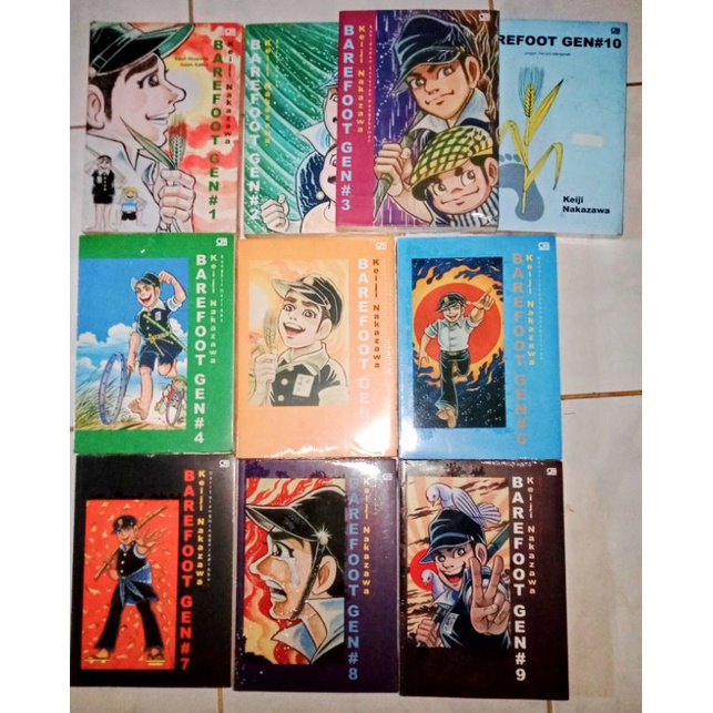 Jual KOMIK BAREFOOT GEN FULLSET 1-10 (TAMAT) | Shopee Indonesia