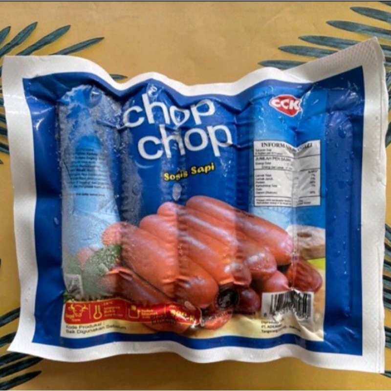 Jual Chop chop sosis sapi bakar jumbo 10's 9cm 500gr | Shopee Indonesia