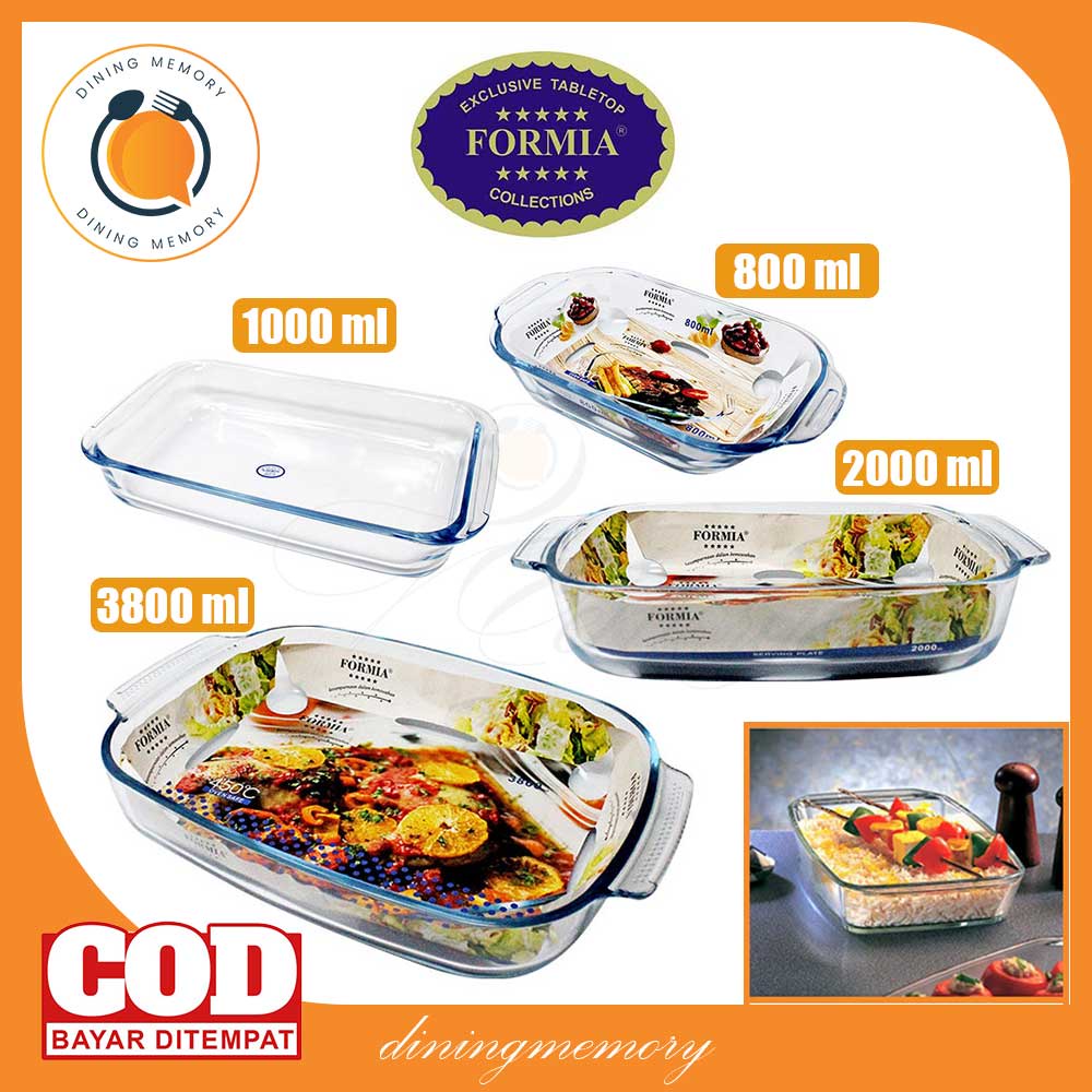 Jual Formia Serveware Bake n Serve Rectangular Dish per Pcs | Shopee ...