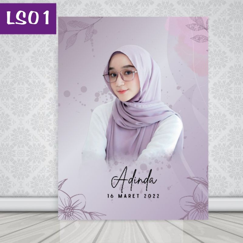 Jual [SOFT FILE] Desain Aesthetic background untuk Ulang tahun, Wisuda ...