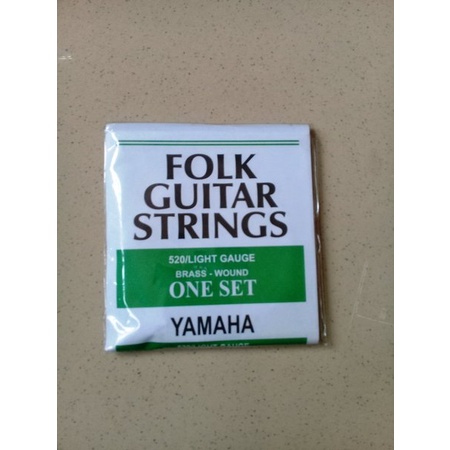 Jual SENAR GITAR YAMAHA AKUSTIK / FOLK GUITAR STRINGS GITAR SET (6 ...