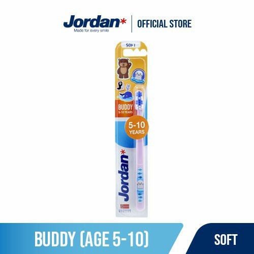 Jual Jordan TB Kids Buddy 5-10 Soft - Sikat Gigi | Shopee Indonesia Jual Jordan TB Kids Buddy 5-10 Soft - Sikat Gigi | Shopee Indonesia
