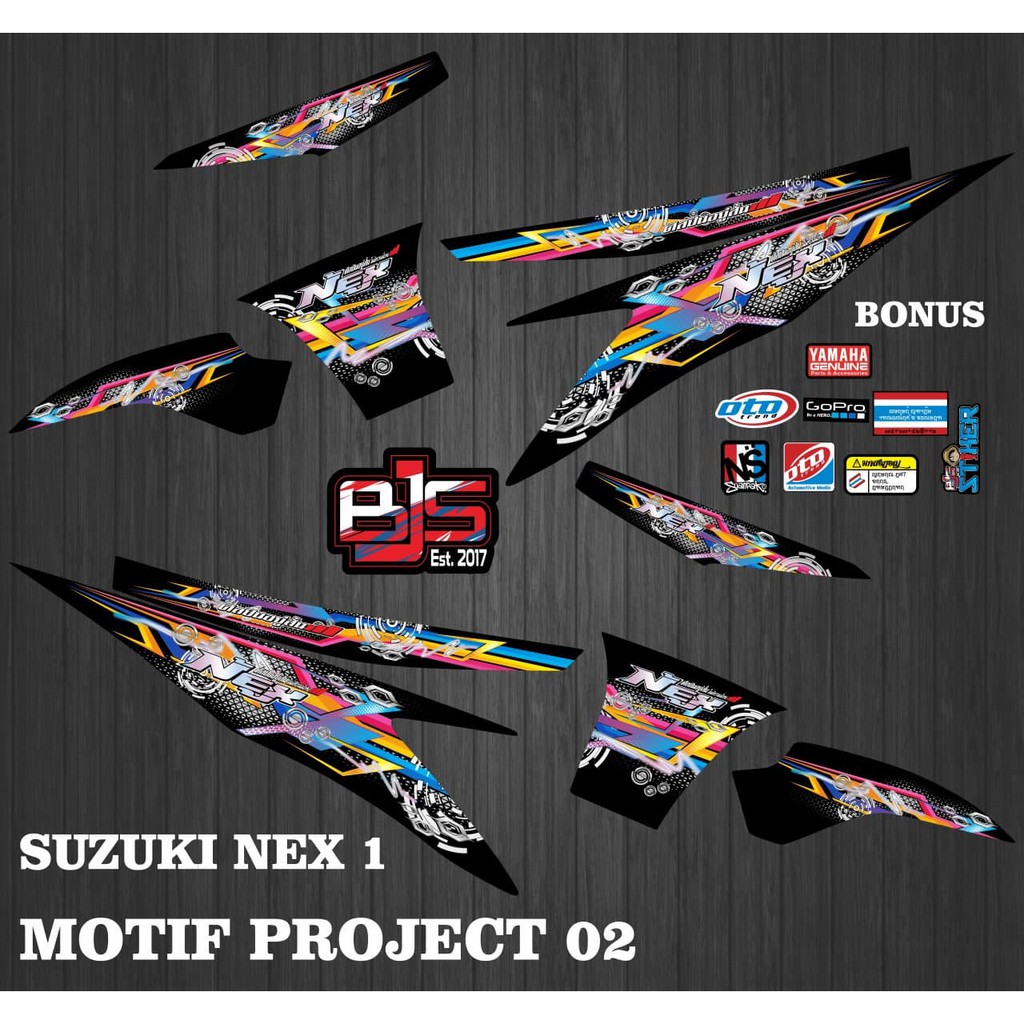 Jual [COD] Stiker Sticker Striping suzuki nex generasi 1 motif PL 02 ...