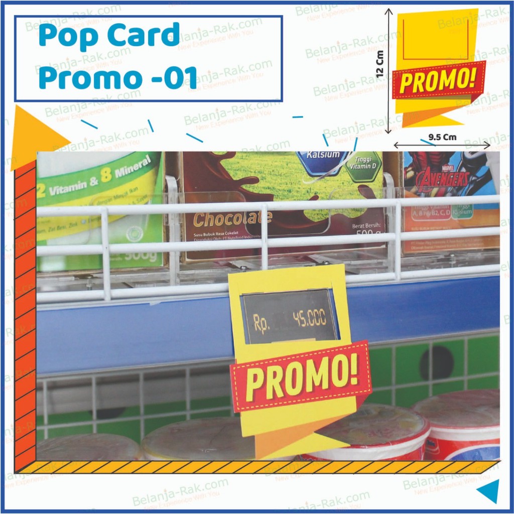 Jual Pop Card PROMO kertas Promo 1 Pack isi 20pcs | Shopee Indonesia