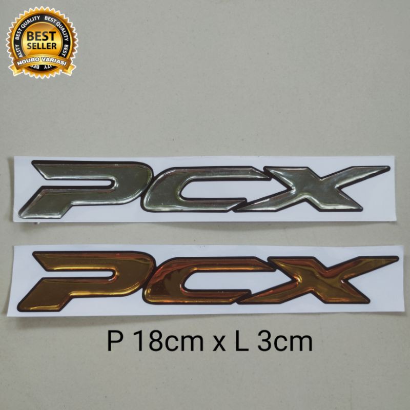Jual emblem honda logo pcx crome gold | Shopee Indonesia