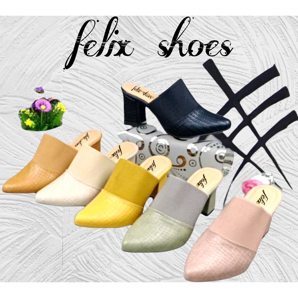 Jual HEELS HAK TAHU 5CM TERBARU HEELS TRENDY MODEL BUSTONG KARET ...