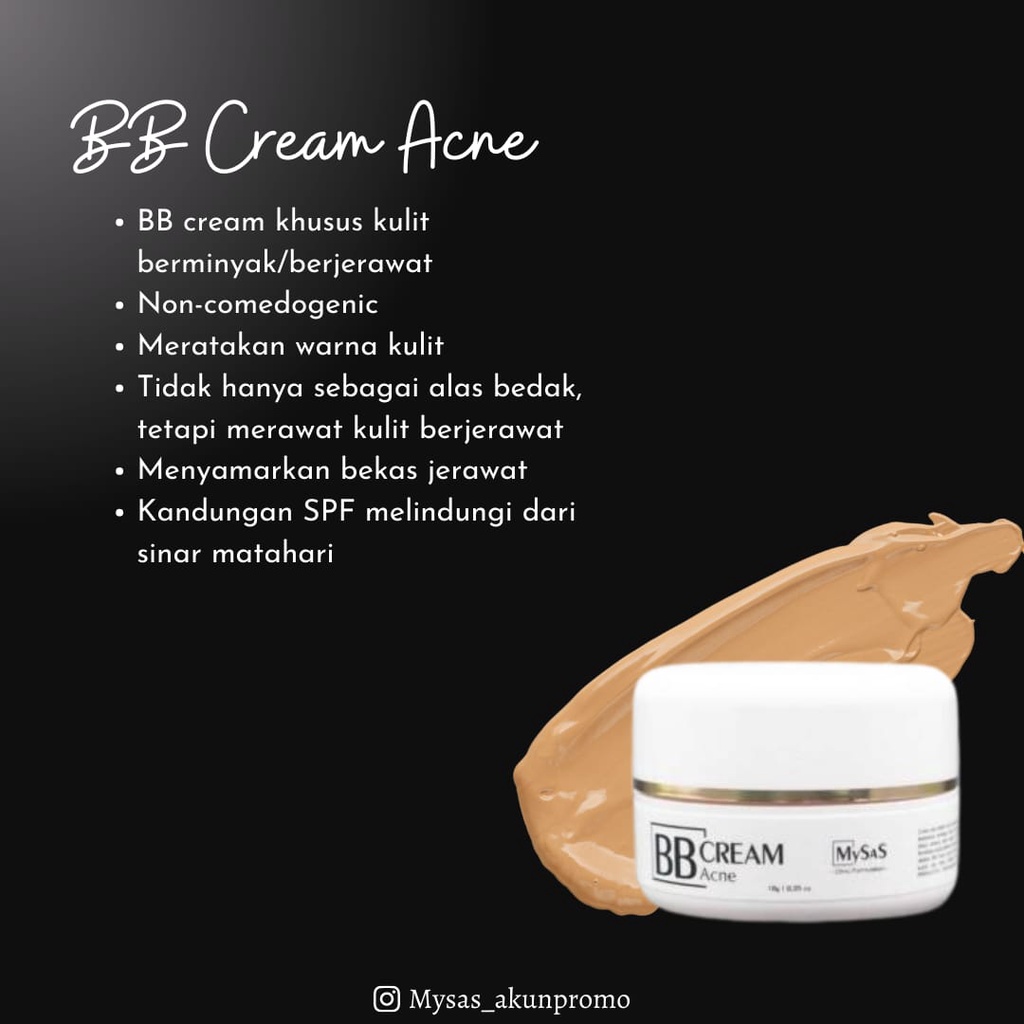 Jual MYSAS BB CREAM ACNE | Shopee Indonesia