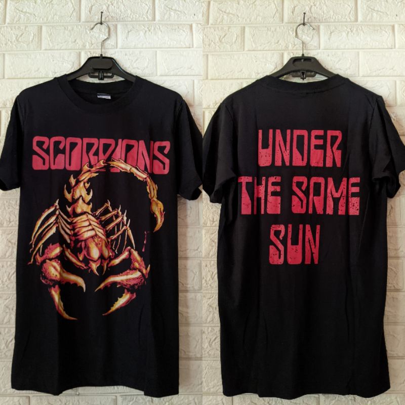 Jual KAOS MUSIK SCORPIONS BUILT UP | Shopee Indonesia
