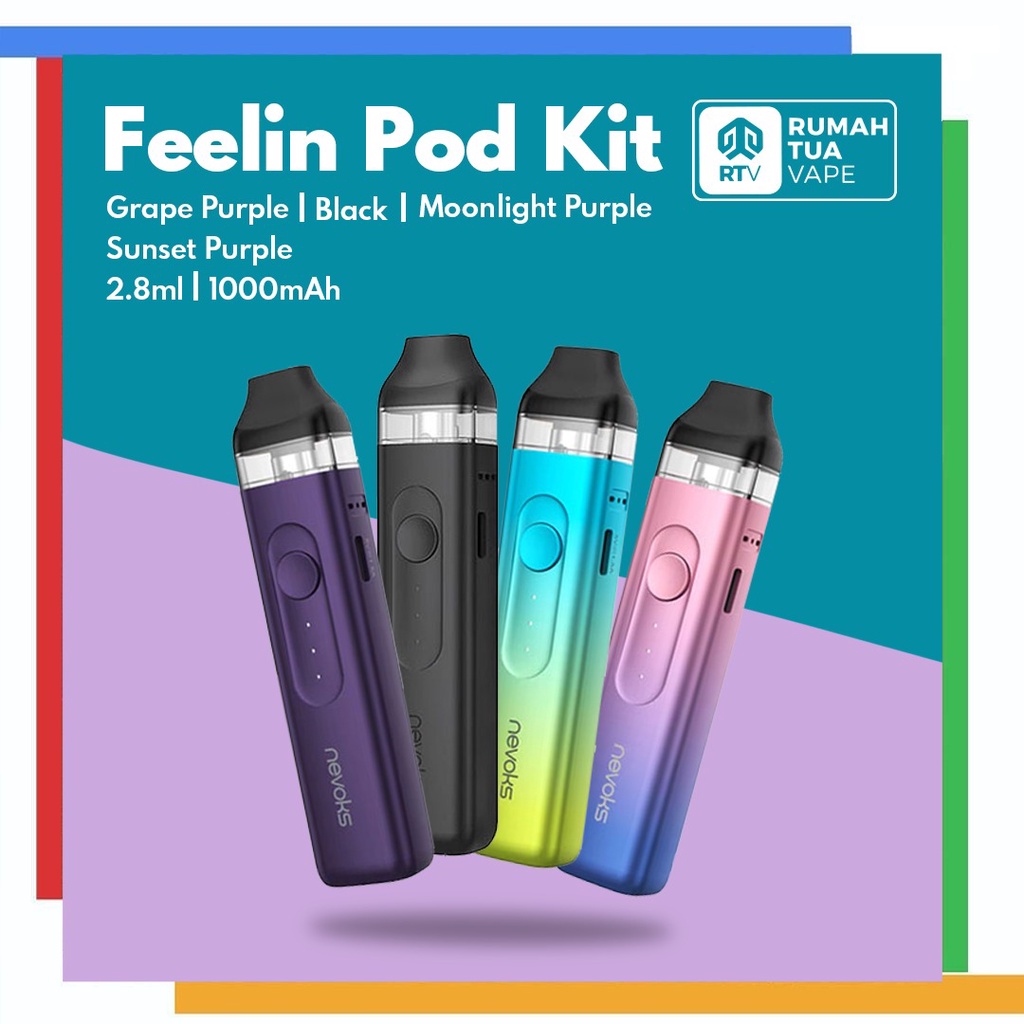 Jual FEELIN POD KIT 10W-22W 1000MAH POD KIT BY NEVOKS | Shopee Indonesia