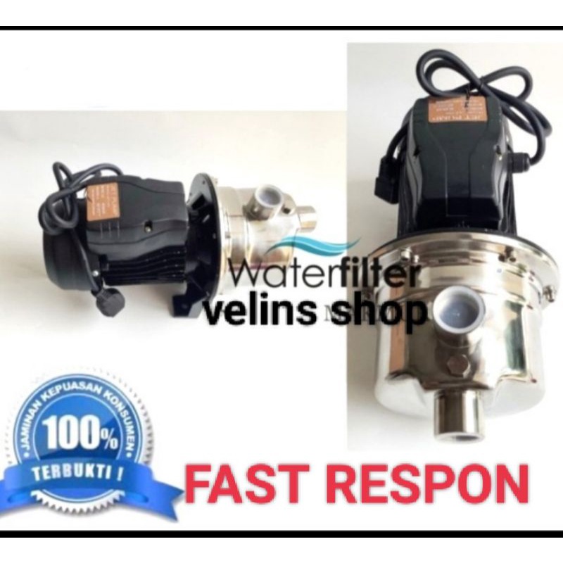 Jual Pompa air stainless steel Jet Pump 550 watt WATERFILTER | Shopee ...