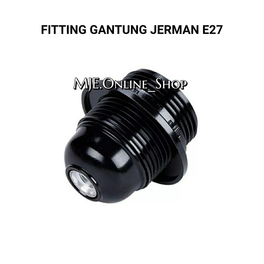 Jual FITTING JERMAN E27 DOUBLE RING / FITTING LAMPU GANTUNG E27 ULIR ...