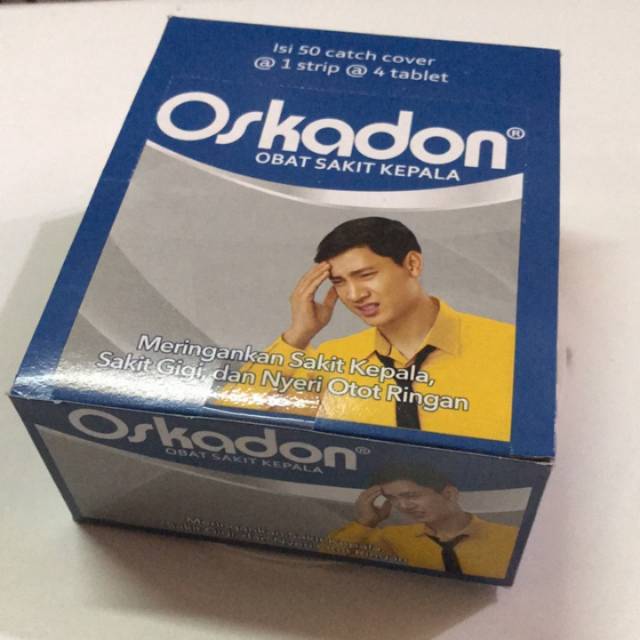 Jual Oskadon tab sebox isi 50lembar | Shopee Indonesia