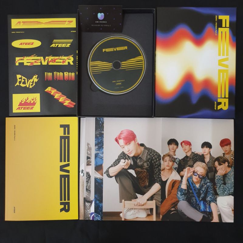 Jual ATEEZ Fever Part 2 Diary Album Only with Poster | Shopee Indonesia
