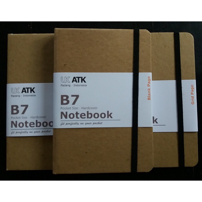 Jual Hardcover Notebook || Pocket Notebook || 72 Lembar - 144 Halaman ...