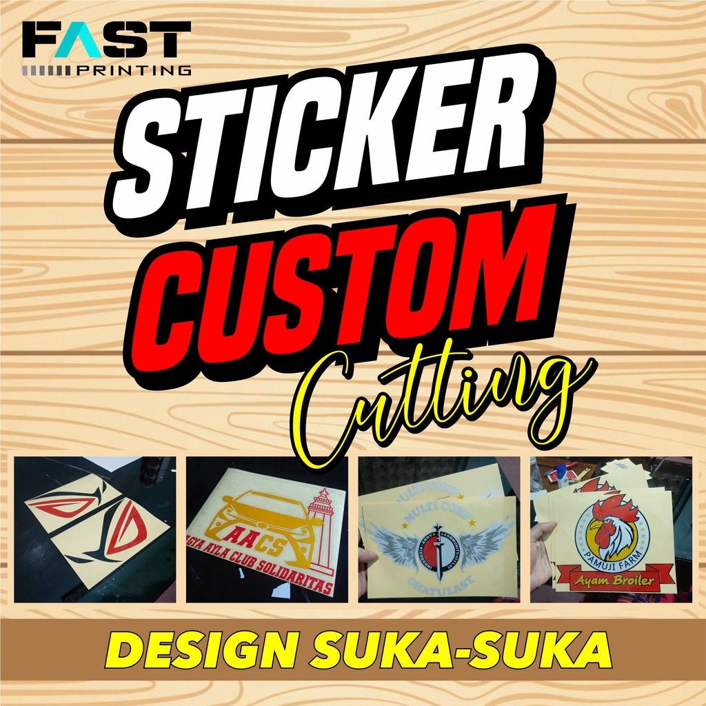 Jual CUTTING STICKER CUSTOM NAMA LOGO MERK KOMUNITAS MOTOR MOBIL ...
