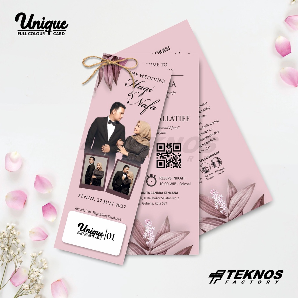 Jual UNDANGAN NIKAH RUSTIC TALI FULL COLOUR ELEGANT - UNDANGAN ...