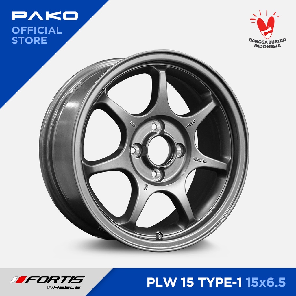 Jual Velg Mobil Fortis Wheels PLW Type 1 Ring 15 - Pako Wheels | Shopee ...