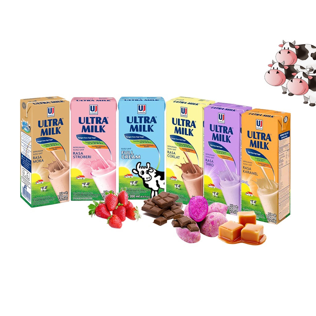 Jual Ultra Milk UHT 200 ml | Shopee Indonesia