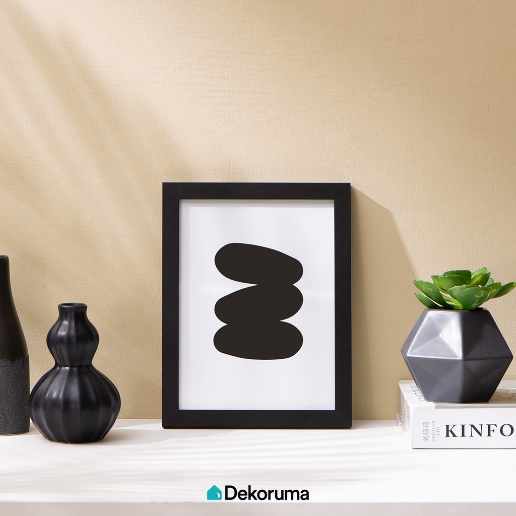 Jual Dekoruma Heim Studio GAKU Bingkai Foto Basic Hitam - Photo Frame ...
