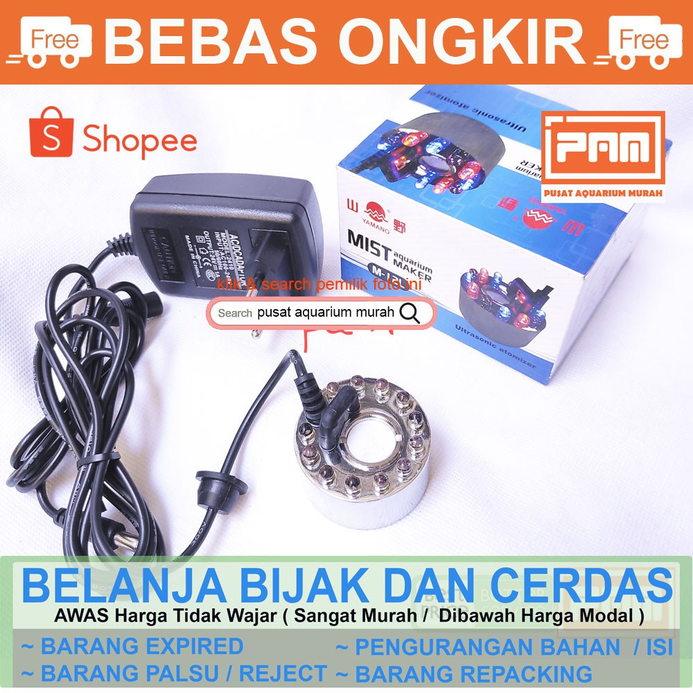 Jual Mist Maker Aquarium Murah M 12L Yamano Mist Maker Paludarium ...