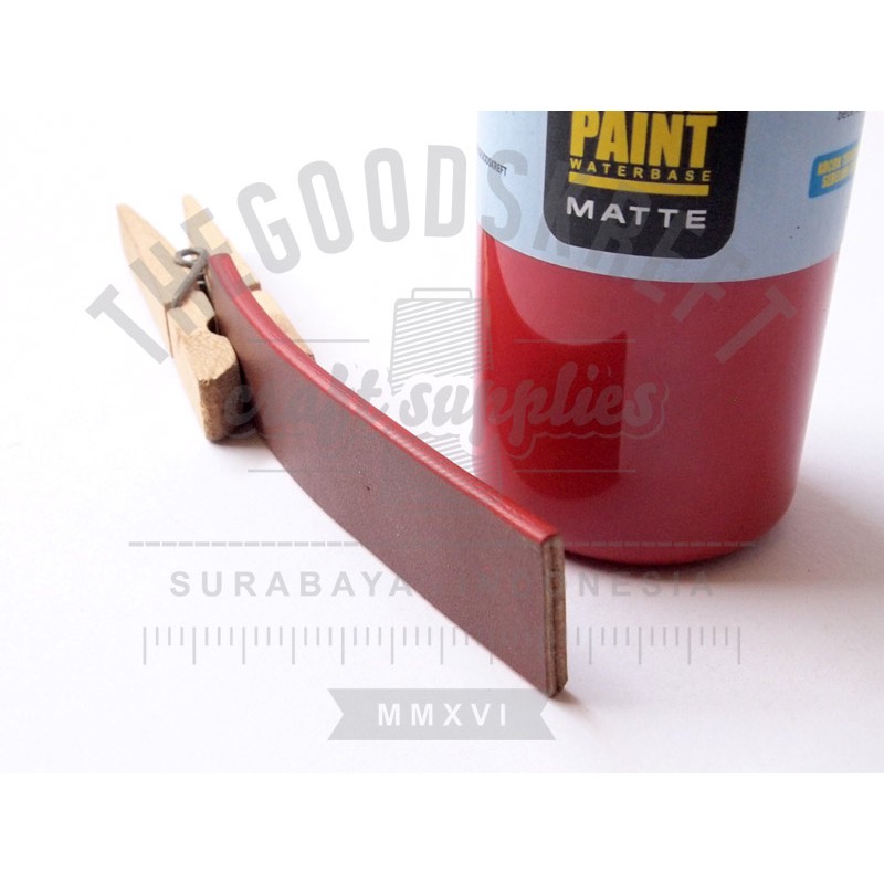 Jual Leather Edge Paint Doff Matte Cat Pinggiran Dop Red Chrimson Merah ...