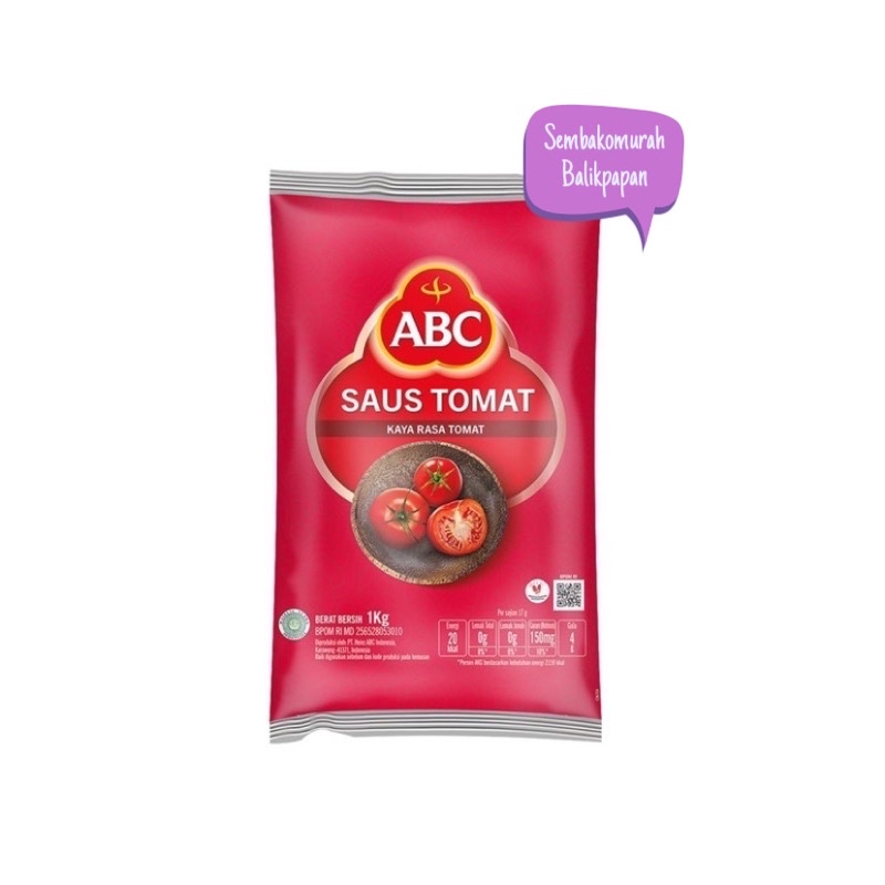 Jual ABC saus tomat 1kg | Shopee Indonesia