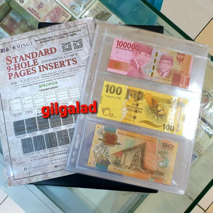 Jual Kuno / Refill Album Untuk Uang Kertas Koleksi Sekat 3 Bening 1 ...