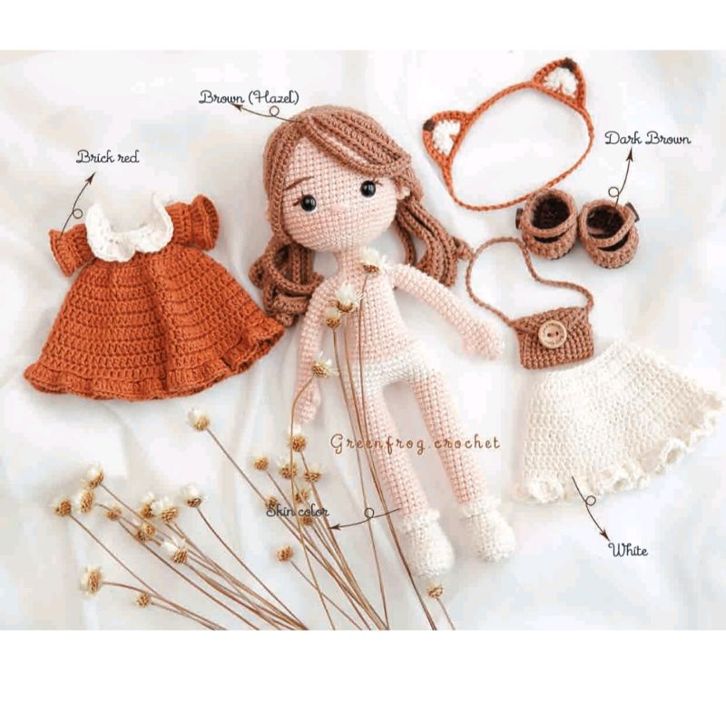Jual READY Boneka Amigurumi Mia/boneka rajut | Shopee Indonesia