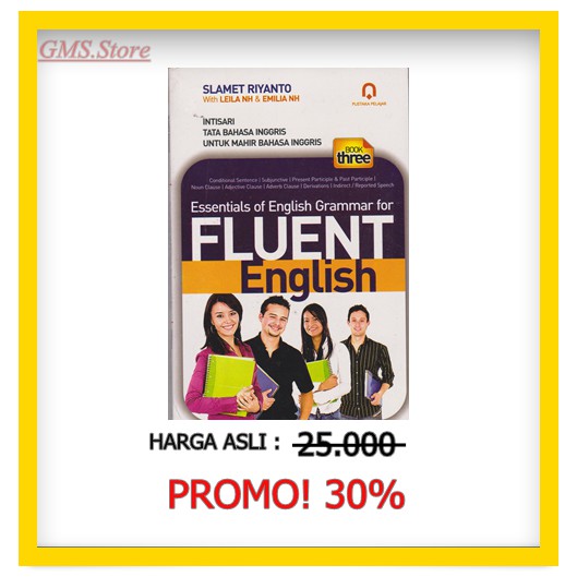 Jual ESSENTIALS OF ENGLISH GRAMMAR FOR FLUENT ENGLISH BOOK. 3 | Shopee ...