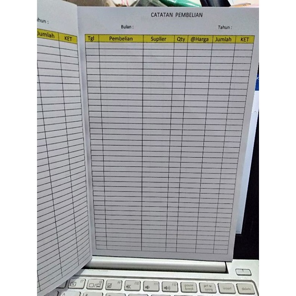 Jual BUKU REKAP CATATAN/LIST ORDER ,PENJUALAN,PEMBELIAN,PENGHASILAN ...
