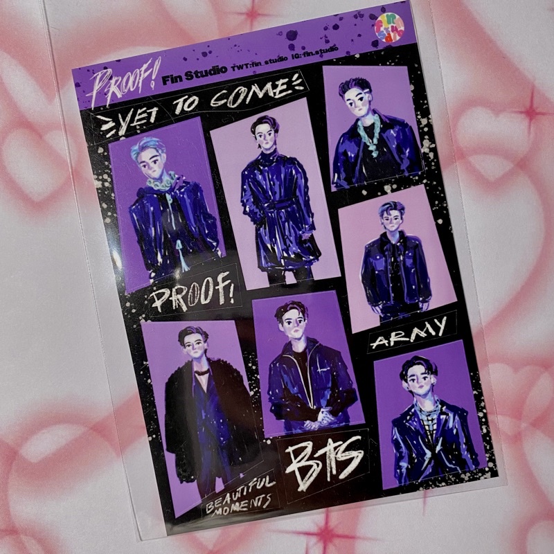 Jual BTS PROOF Sticker import/official from ifoundsomethinggood (TH ...