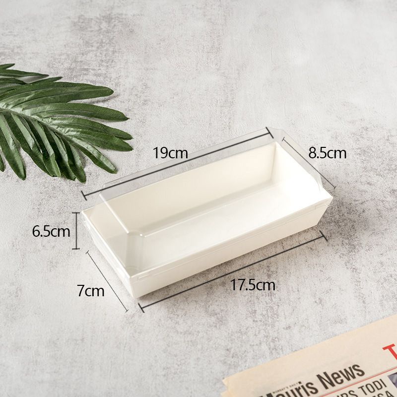 Jual 10pcs paper box burger sandwich roti kue box brownies kotak kue ...