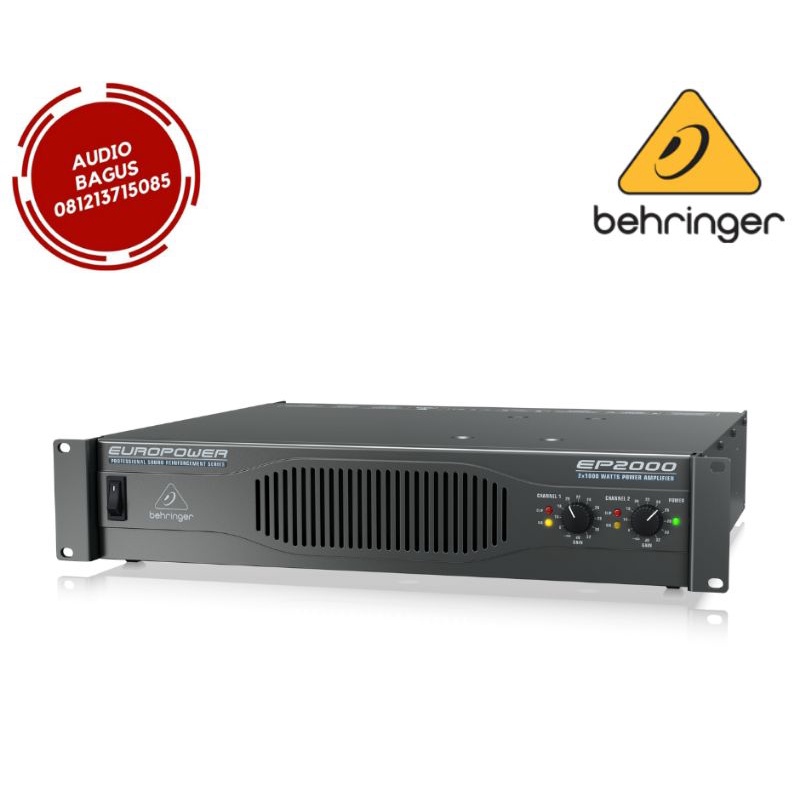 Jual BEHRINGER EUROPOWER EP2000 / EP 2000 / EP-2000 Power Amplifier ORIGINAL BERGARANSI RESMI ...