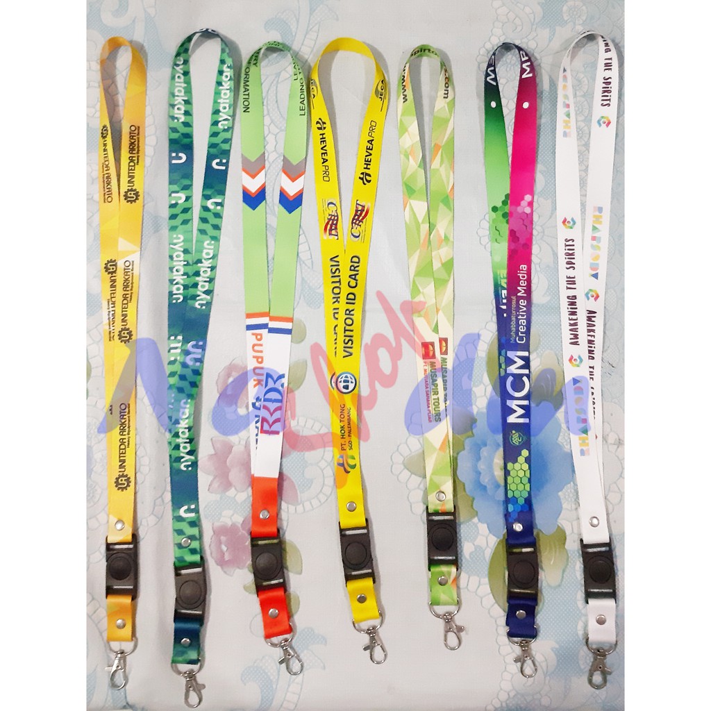Jual Lanyard Printing / Sublime Custom, Lebar 2 cm ( Minim order 20 Pcs ...