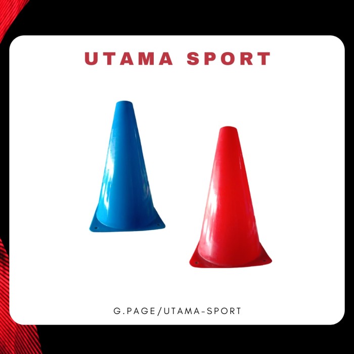 Jual Cone Kerucut Polos Alat Latihan Olahraga Sepakbola Futsal | Shopee ...