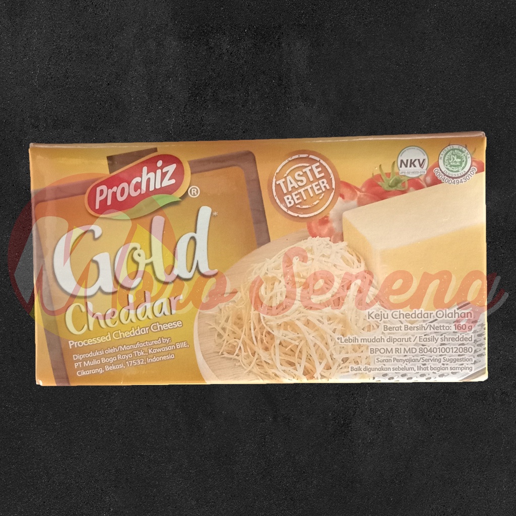 Jual Prochiz Gold Keju Cheddar Balok Cheese 160 gram | Shopee Indonesia